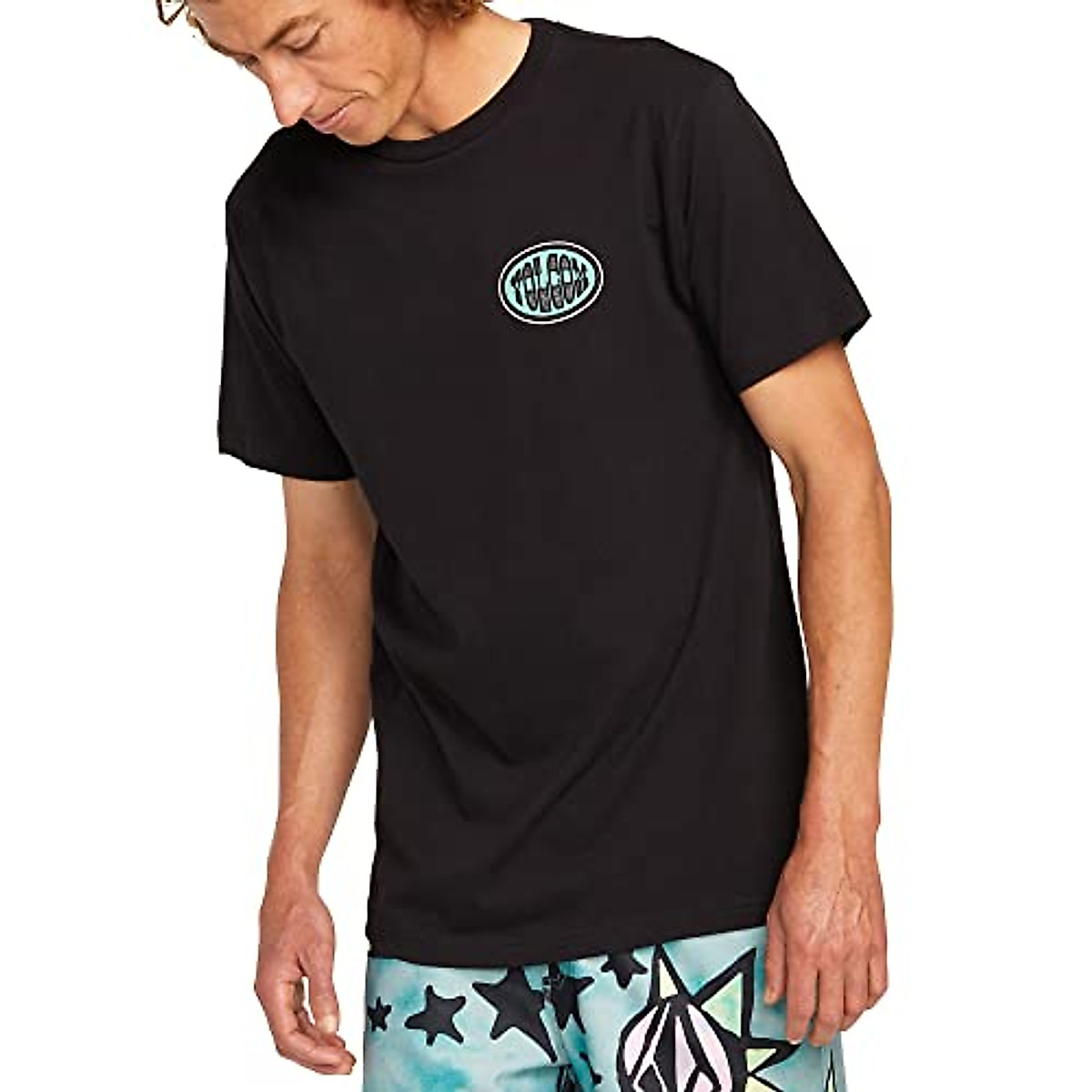 Volcom Men's Lapper Short Sleeve Tee Black