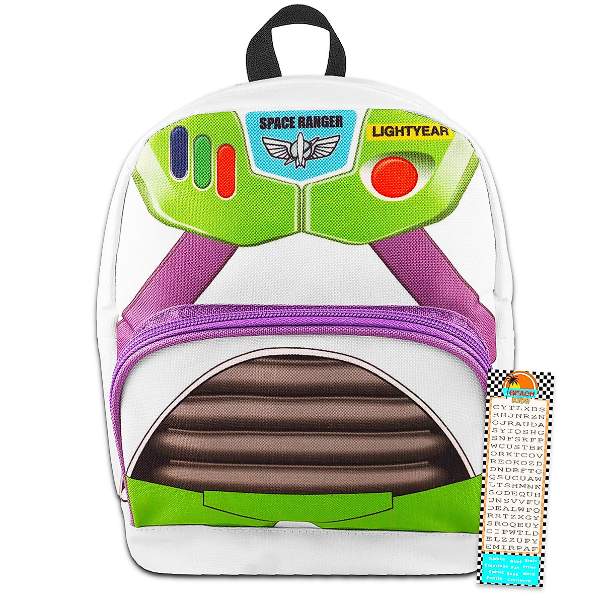 Disney Buzz Lightyear Mini Backpack for Women - 10” Canvas Toy Story Backpack with Front Pocket Plus Bookmark | Buzz Lightyear Backpack Purse Bundle