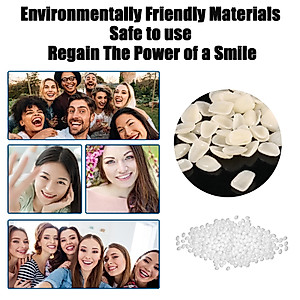 100 Pcs A2 Color Dental Temporary Crown Veneers - Tooth Repair Kit for Missing & Broken Teeth, Orthodontic Care Solution - Temporary Fake Teeth Replacement Set