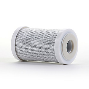 Hydronix CB-25-0505 NSF Coconut Activated Carbon Block Water Filter, 2.5" x 5" - 5 Micron