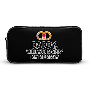 Daddy Marry My Mommy Pencil Case Pencil Pouch Coin Pouch Cosmetic Bag Office Stationery Organizer