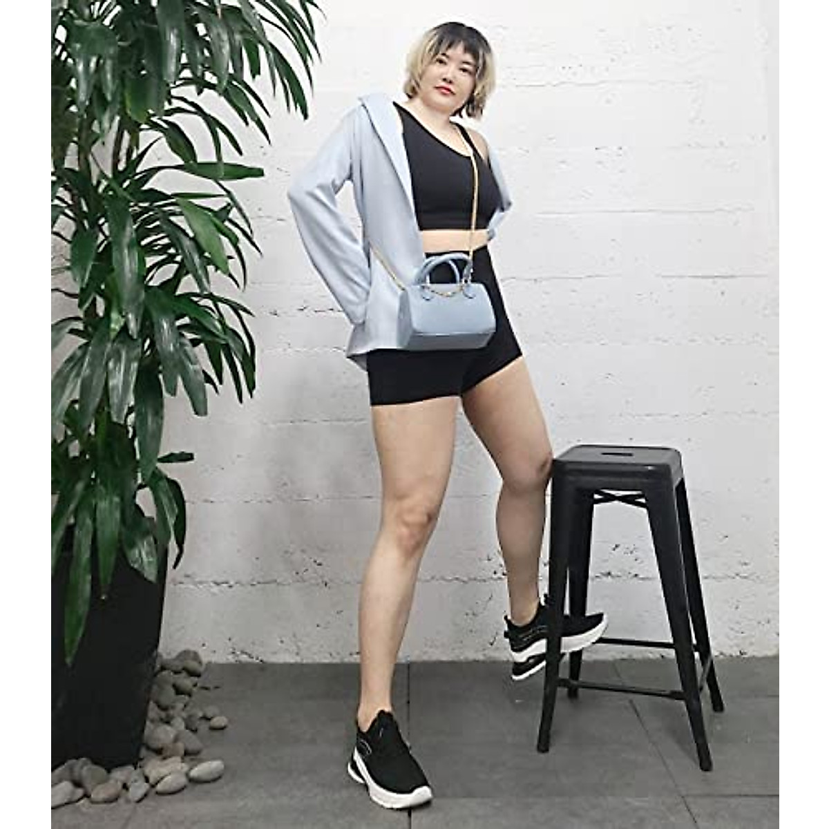 Cute Classy Vegan Leather Barrel Top Handle Crossbody Shoulder Bag Purse Satchel (zBlack)