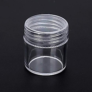 Focket Diamond Painting Storage Case,30 Slots Double Seal Embroidery DIY Nail Art Craft Storage Beads Display Storage Box Suitcase Design Jewelry Organizer for Earrings,Essential Oils,etc(Red Rose)