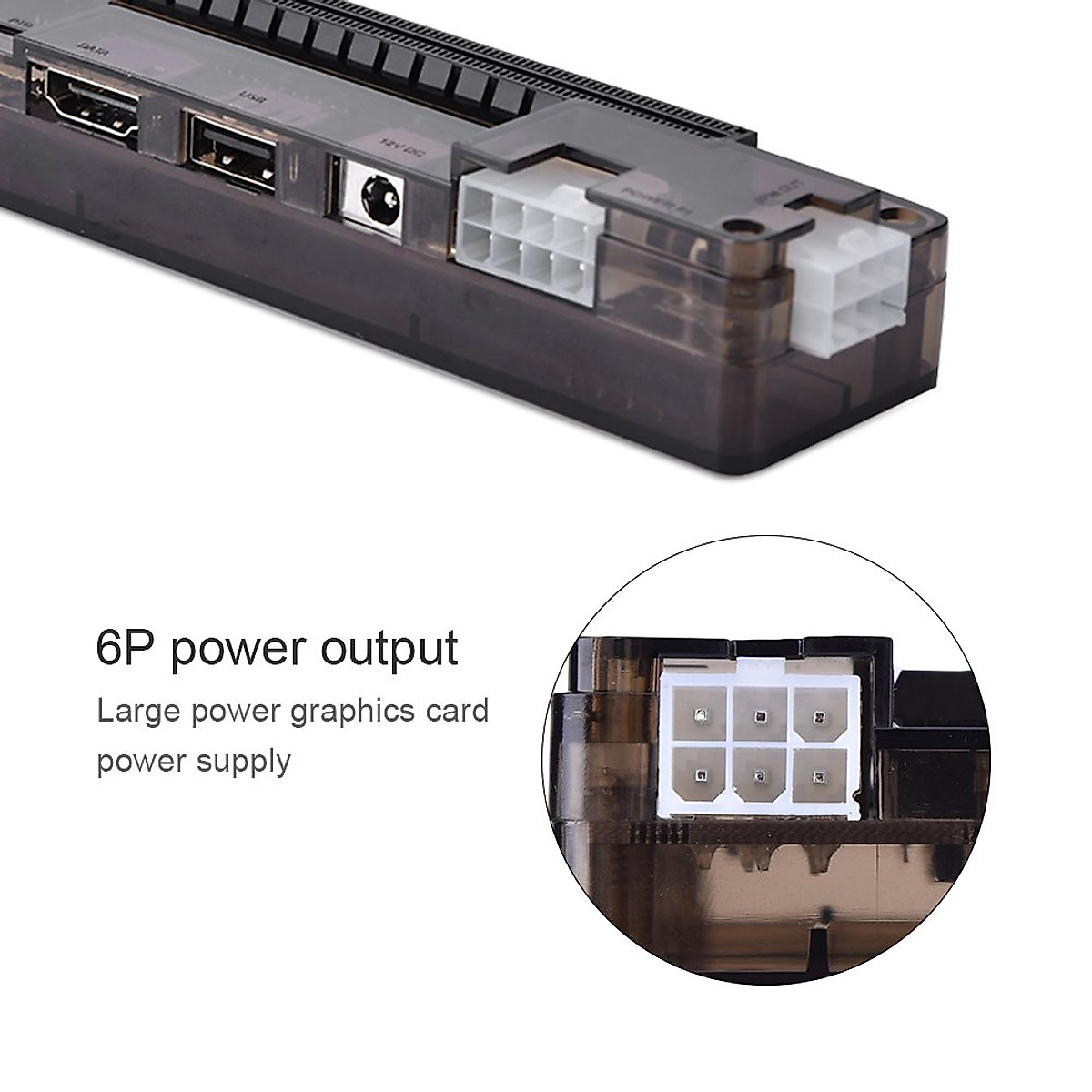 Serounder Laptop External Independent Video Card Dock for Mini PCI-E Without Power Supply