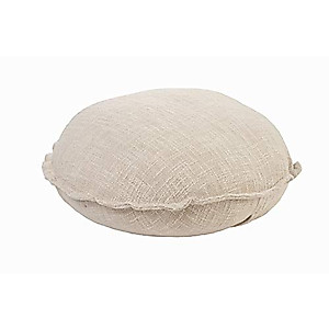 LR Home Solid Birch Round Throw Pillow, 20" x 20"