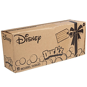 Disney Duckz Rubber Duckies - Mickey, Minnie, Elsa, Ariel and More - 10 Different Duck Characters - Great Easter Gift & Bath Toy for Kids - Ages 3+