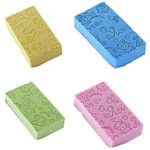INGVY Dry Brushing Body Brush Exfoliating Bath Body Shower Sponge Spa Scrub Exfoliator Dead Skin Remover (Size : Green)
