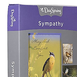 DaySpring - Sympathy - Comforting Thoughts - 12 Boxed Cards, KJV (60934),Multi