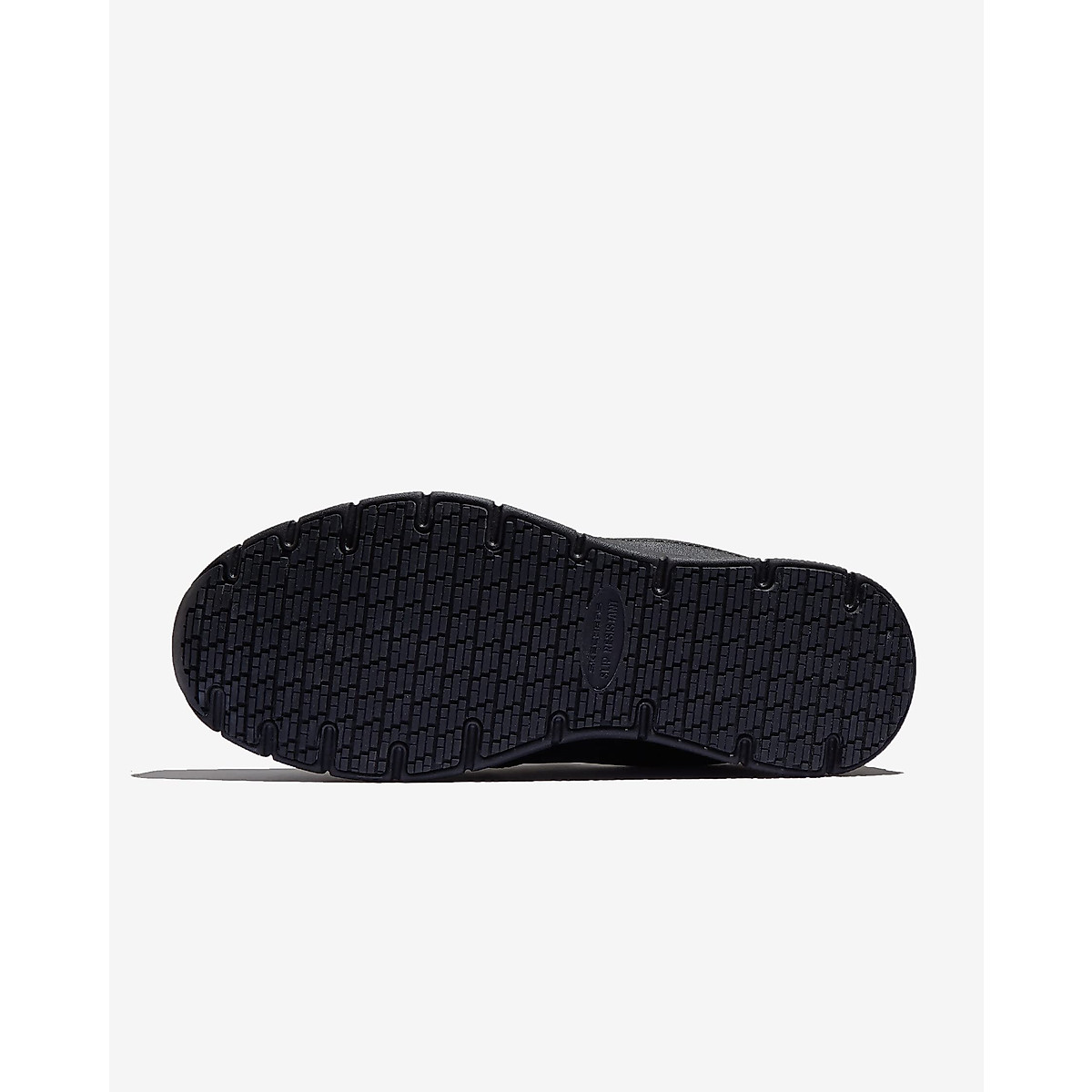 Skechers Men's Nampa-groton Food Service Shoe, Black, 13 Wide