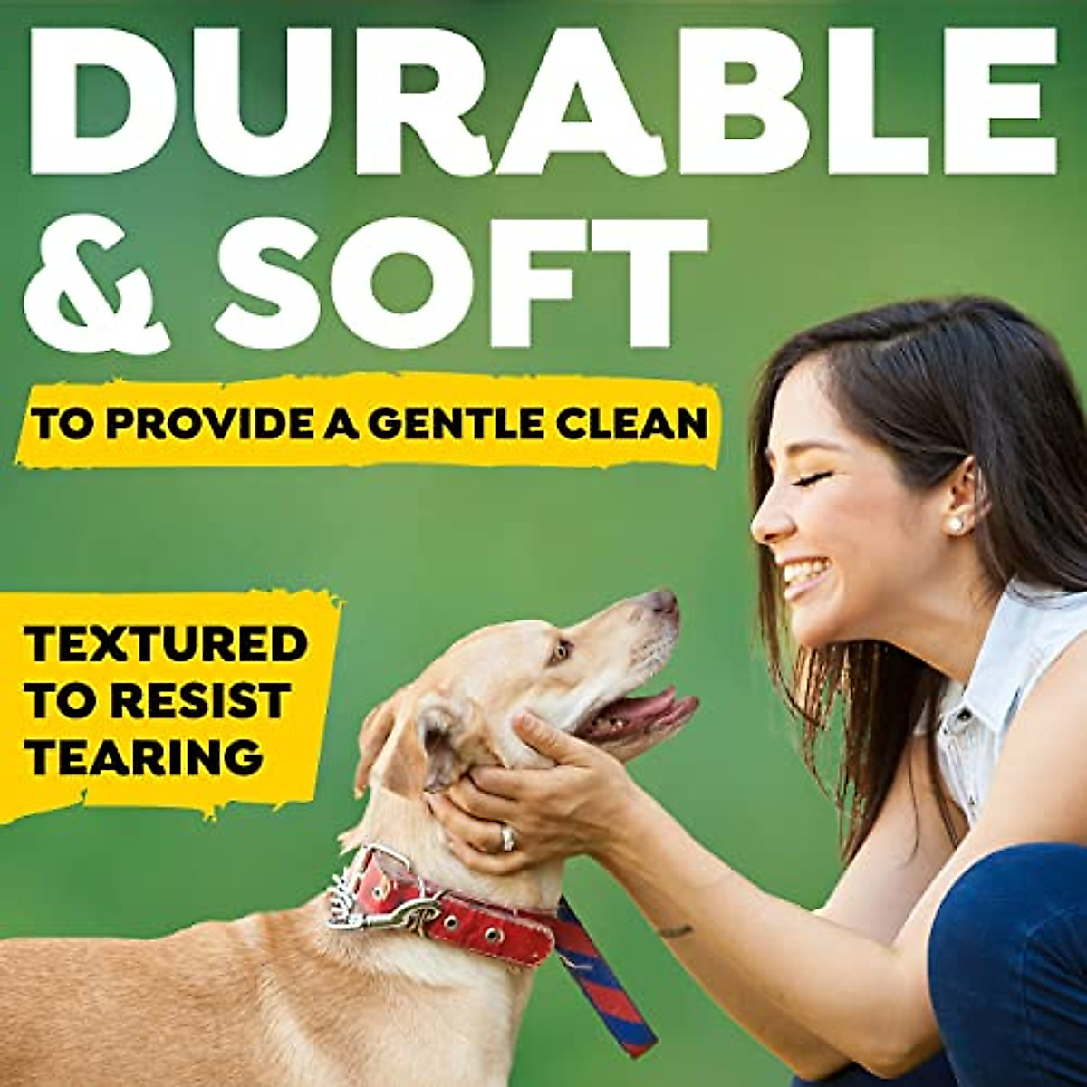 TropiClean Fresh Breath No Brushing Clean Teeth Dental & Oral Care Dental Wipes for Dogs, 50ct - Teeth Cleaning Wipes - Helps Wipe Away Plaque & Tartar - Freshens Breath - No Brushing Required