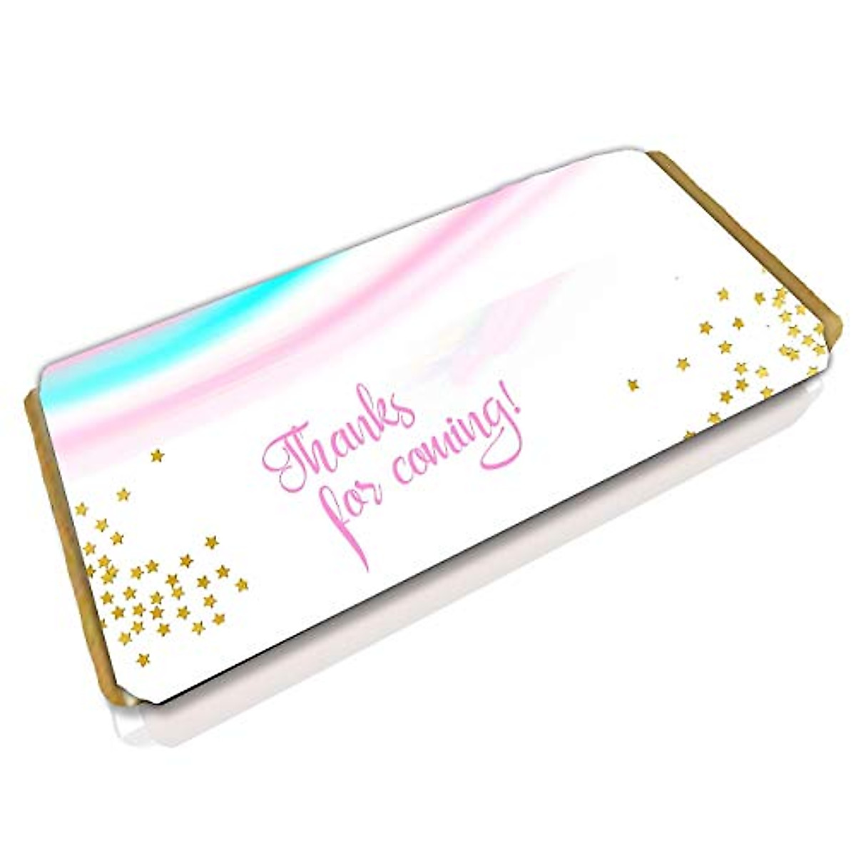 Unicorn candy bar wrappers - Set of 20 - Gold foil included - Girl Birthday Party - Baby Shower