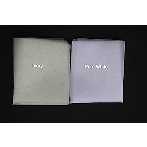 EllieHouse Women's Short 2 Tier Lace White Wedding Bridal Veil with Comb L24WT