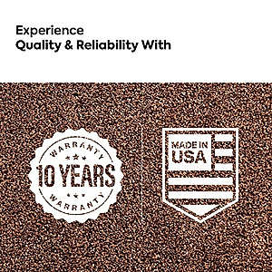 Furnish my Place Modern Plush Solid Brown Color Rug, Indoor/Outdoor Mat, Area Rugs Great for Kids, Pets, Event, Wedding, Living Room, Made in USA, 2' x 3' Oval - Set of 3