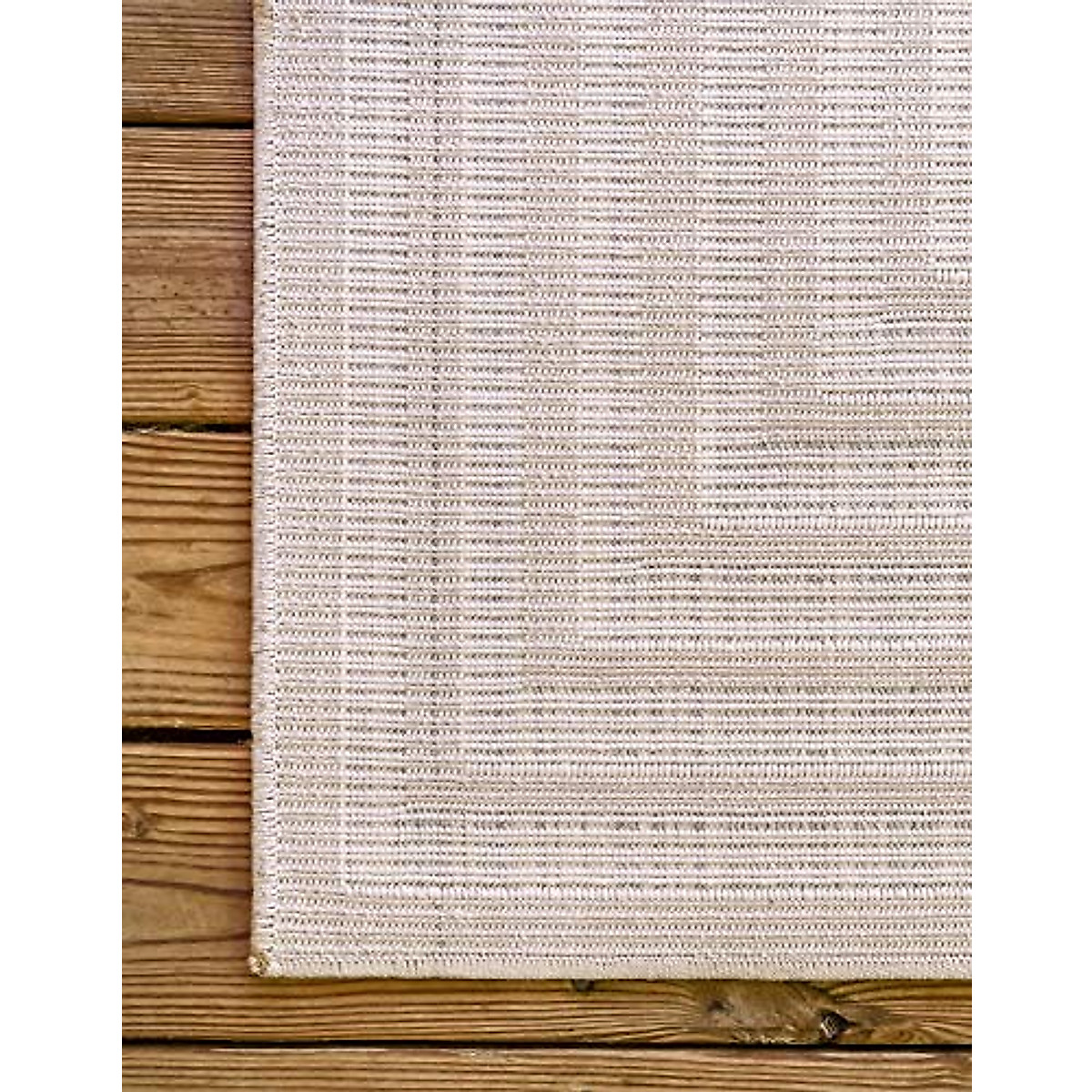 Unique Loom Sabrina Soto Outdoor Collection Geometric, Modern, Vibrant, Carved Area Rug, 2 ft x 6 ft, Beige