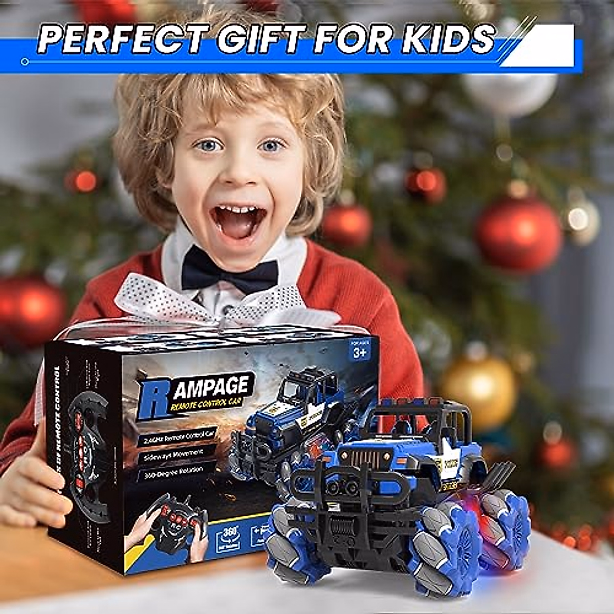 YOTOY Remote Control Car Toys for 6 7 8 9 10 Years Old Boys, Drift Stunt Remote Control Car, RC Cars for Boys Age 8-12, Stunt Car Remote Control, RC Stunt Car Toy, Drift Stunt Car, Drift RC Cars