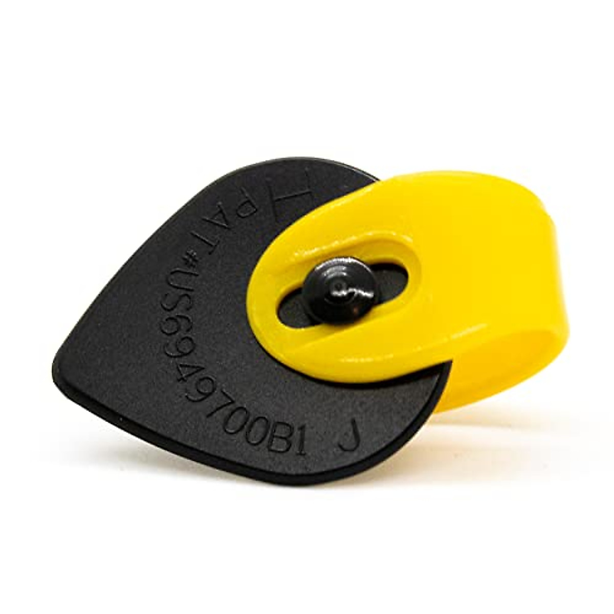 Fred Kelly Picks D5J-H-3 Delrin Bumblebee Jazz Heavy Guitar Pick Small