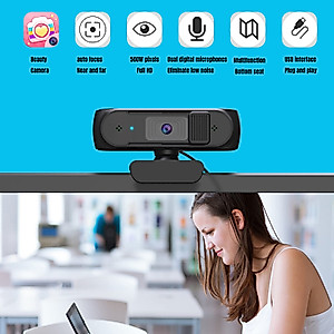 S2 Full HD Webcam 5 Million AF Camera 360 rotatable ABS Digital web cam Support 1080P 720P for Video Conferencing and Android Smart TV