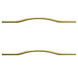 Gold Cabinet Knobs, Brass Double Hole Extended Handle, for Kitchen Cupboard Doors, Closet, Dresser Drawer (Color : C)