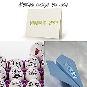 Double Line Outline Pens - 12 Colors Self Outline Metallic Markers Double Line Pen, Outline Markers Pens for Art, Drawing, Greeting Cards, Craft Projects, Posters, Painting, Kid Journal, Self Journal