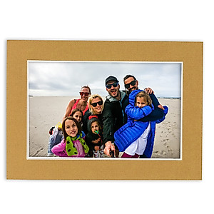 8x8 Mat for 12x12 Frame - Precut Mat Board Acid-Free Rattan Beige 8x8 Photo Matte For a 12x12 Picture Frame, Premium Matboard for Family Photos, Show Kits, Art, Picture Framing, Pack of 25 Mats