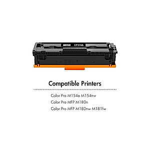 Amstech 204A Toner Cartridges 4 Pack Replacement for HP 204A 204 M180nw Toner Cartridges for HP Color Pro MFP M180nw M180 M180n M181fw M154a M154nw M154 M180 Printer (CF510A CF511A CF512A CF513A)