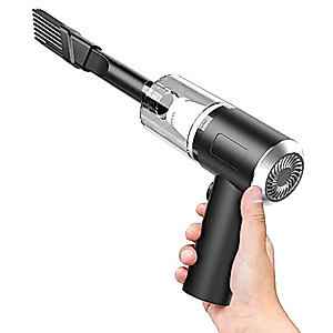 CENGNIAN Car Cordless Vacuum Cleaner, Portable USB Handheld Small Car Vacuum Rechargeable Cleaner, 120w Powerful Suction Dust Busters, Pet Hair Vacuum, Detailing Kit Essentials for Travel, RV Camper