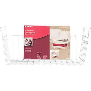 ClosetMaid Hanging Basket, White, 30.5 cm x 19 cm x 14 cm