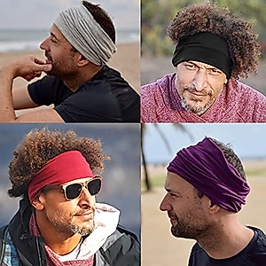 12 Pieces Under Scarf Hijab Cap Under Caps for Turban Head Wraps Scarf Solid Color Hijab Tube Unisex Stretch Dreadlocks Tube Neck Cover