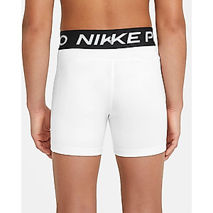 Nike Girl's NP Dri-Fit 3" Shorts M White