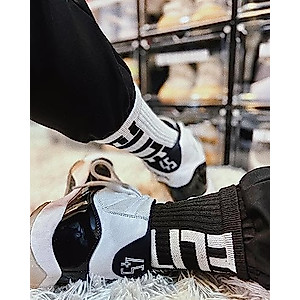 Podinor Elite Basketball Crew Socks for Men and Women, Cushion Performance Athletic Basketball Socks