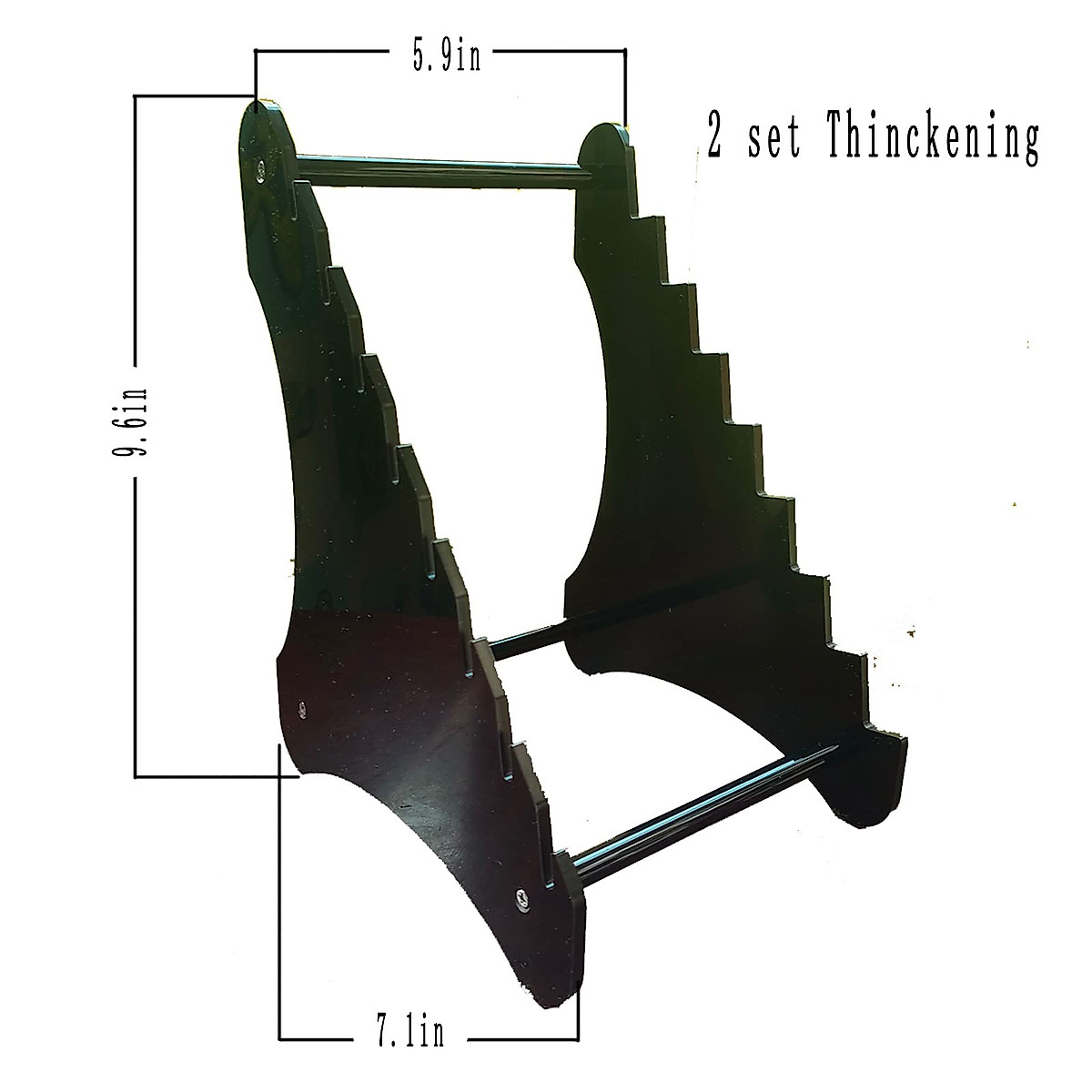 2 Stand Knife Display Stand Arcylic Black8