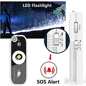 Pocket Weather Radio NOAA AM FM Band Portable Transistor Small Radio Battery Operated by 1500MAH with Long Antenna Emergency Alert and Flashlight Best Reception Best Sound Quality (White)