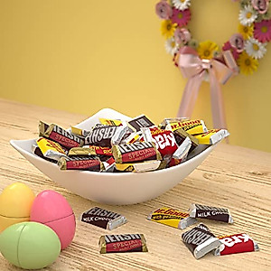 HERSHEY'S Miniatures Assorted Chocolate Snack Size, Easter Candy Bars Bulk Party Pack, 35.9 oz