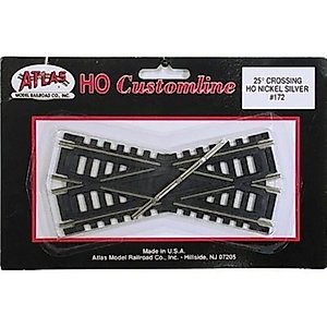 Code 100 Nickel Silver 25 Degree Custom-Line Crossing HO Scale Atlas Trains