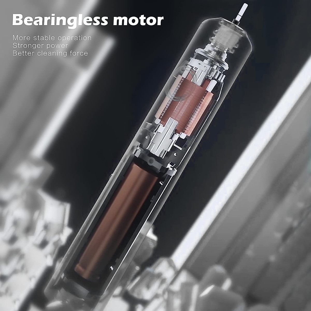 BeastRose Ultrasonic Electric Toothbrushes 5 Modes 5 Brush Heads USB Fast Charge Powered Toothbrush for Adults & Kids (Green)