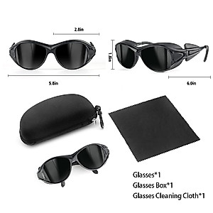 ULTREMA Red Light Therapy Glasses, Eyes Protection for Tanning Goggles, Laser Safety Glasses IPL 200-2000nm, Eye Protection for Red Light Therapy.