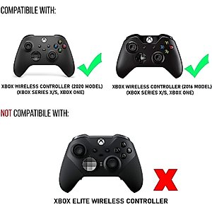 Wasserstein Controller Charging Station Compatible with Microsoft Xbox Wireless Controller 2020 Model & 2016 Model (Xbox Series X, Xbox Series S, & Xbox One) - Make Your Gaming Experience Convenient