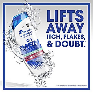 Head & Shoulders Old Spice Pure Sport Dandruff 2 in 1 Shampoo and Conditioner, 12.8 Fl Oz