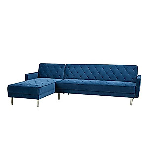 Gold Sparrow Berkeley Sectional, Sapphire