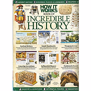 HOW IT WORKS, BOOK OF INCREDIBLE HISTORY, WORLD HISTORY IN 700 + IMAGES 2016