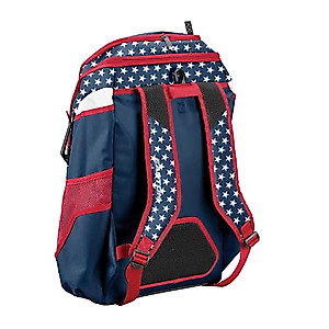 Easton | Walk-Off NX Backpack Bag Series | Adult | Team Logo Embroidery Panel | Stars & Stripes