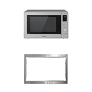 Panasonic Home Chef NN-CD87KS 4-in-1 Microwave Multi-Oven & Microwave Trim Kit NN-TK81KCS (Silver)