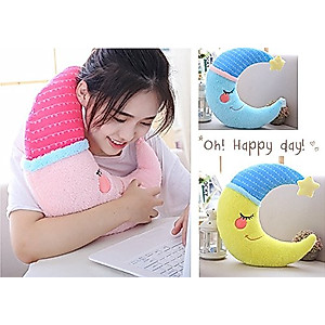 MASSJOY Star Moon Cloud Pillow Cushion, Bedside Sofa Sleeping Pillow, Plush Toy Gift.-40cm