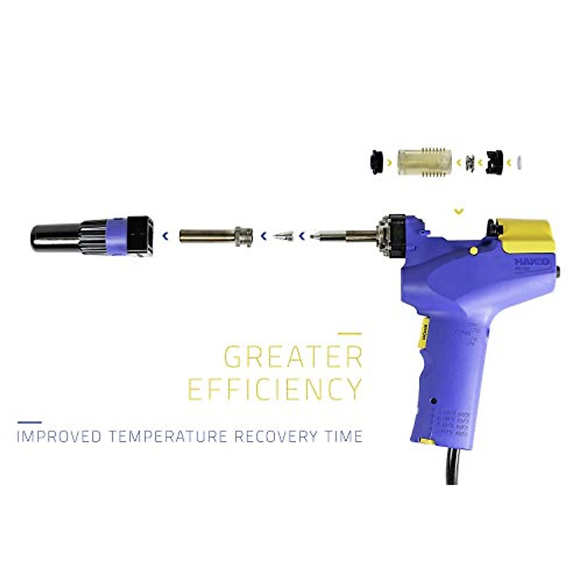 Hakko FR301-03/P Portable Desoldering Tool with Precise Temperature Control °F /°C