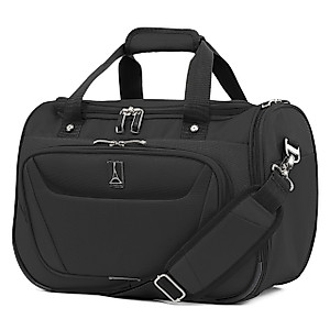 Travelpro Maxlite 5 Softside 2pc Set Expandable Carry On Upright 2 Wheel Luggage/Soft Underseat Tote, Lightweight Suitcase, Men and Women, Black