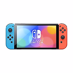 Nintendo Switch – OLED Model w/ Neon Red & Neon Blue Joy-Con