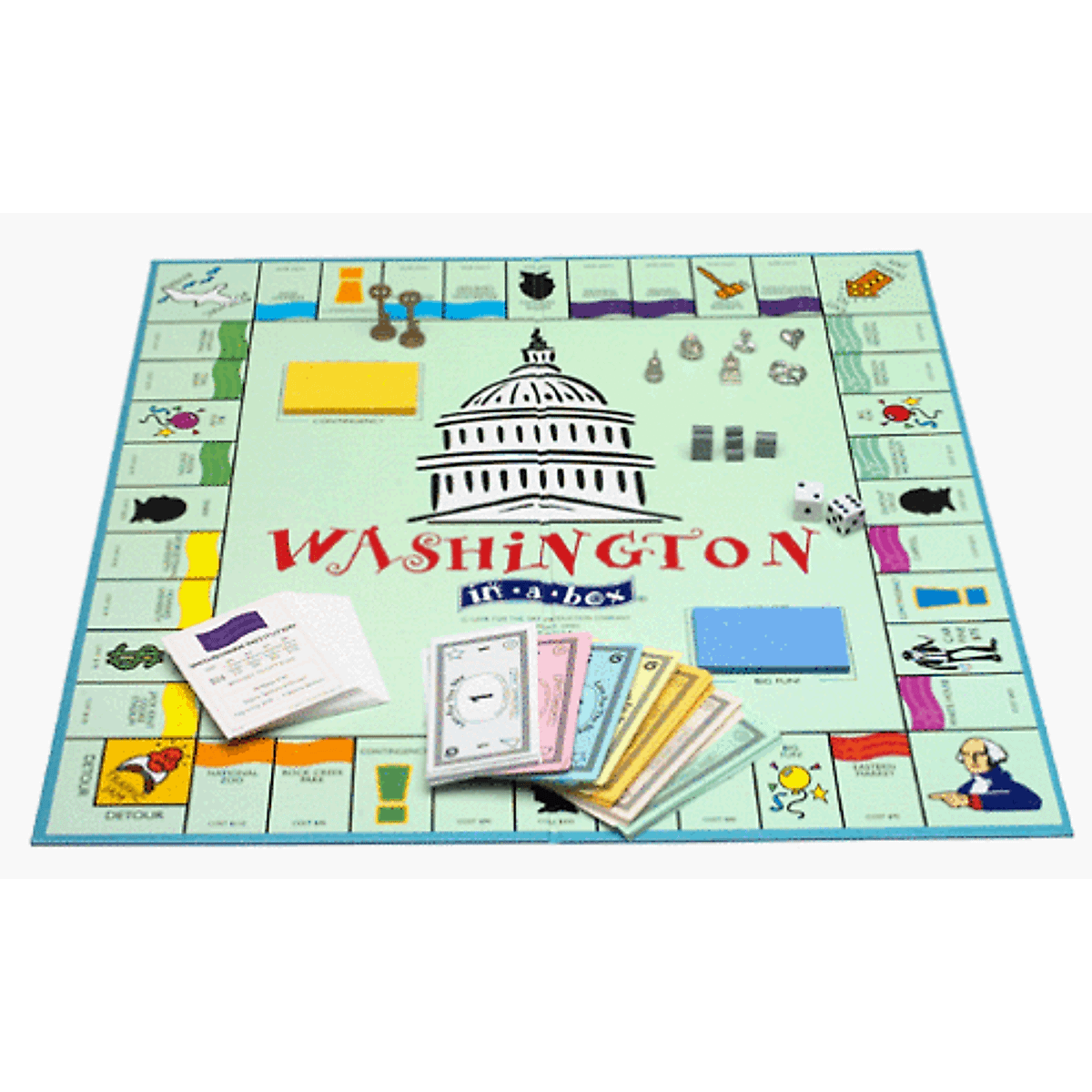 WashingtonDC-Opoly Board Game