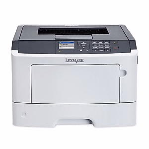 Lexmark MS510dn Compact Monochrome Laser Printer, Network Ready, Duplex Printing and Professional Features,Black/Grey