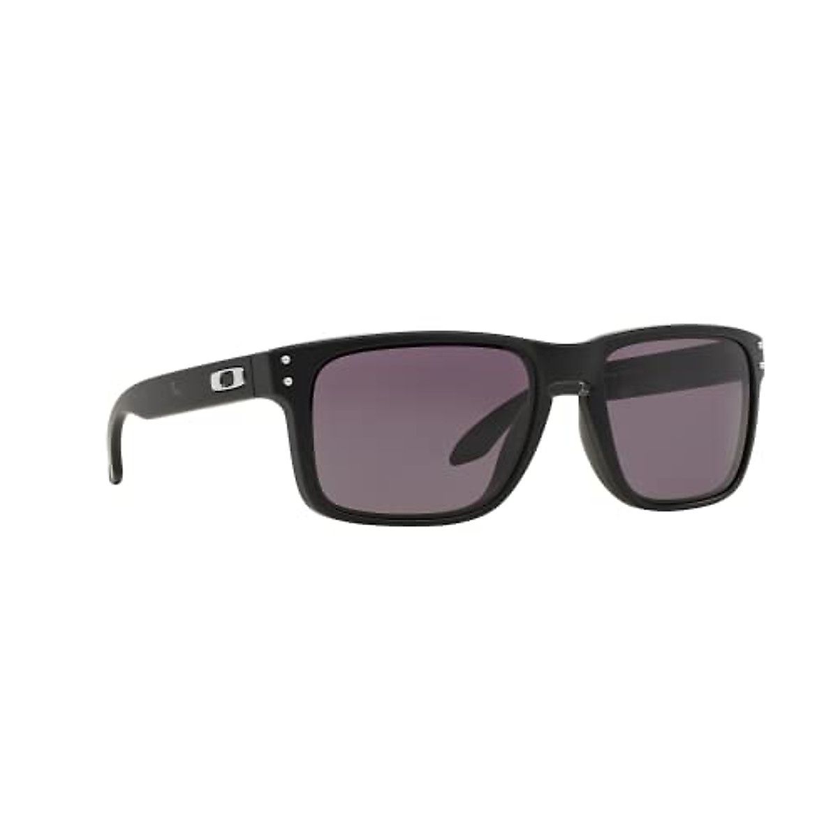 Oakley Holbrook Sunglasses, Matte Black Frame/Warm Grey Lens, One Size