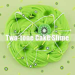 6 Pcs Butter Slime Kit, Two-tone Ice Cream DIY Slime Kit for Girls and Boys, Soft & Non-stick Stress Relief Toy, Kids Education Party Favor, Idea Gift for Birthday Easter Christmas New Year 830